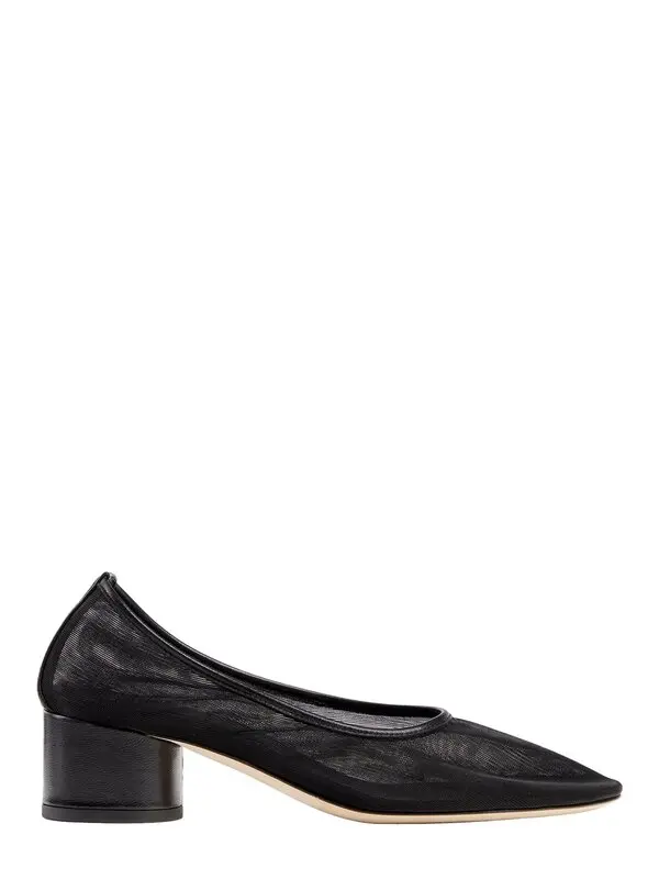 Dear Frances Balla Mesh Pumps - Black