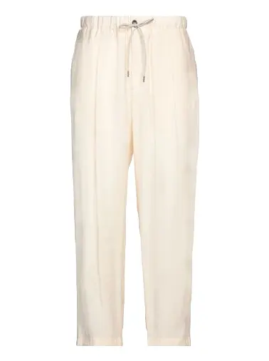 Emporio Armani Woven Casual Pants - White