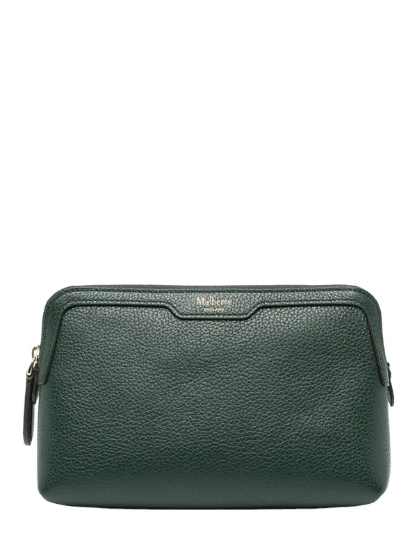 Mulberry Logo-embossed Pouch - Green