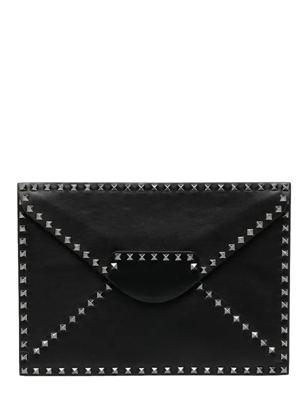 Valentino Garavani Clutch With Embellishments - Black