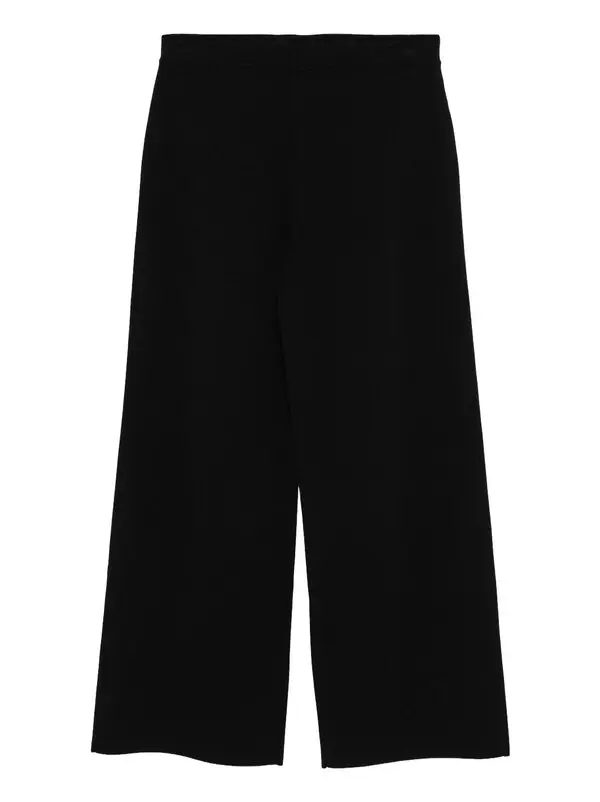 P.a.r.o.s.h Wide-leg Trousers - Black
