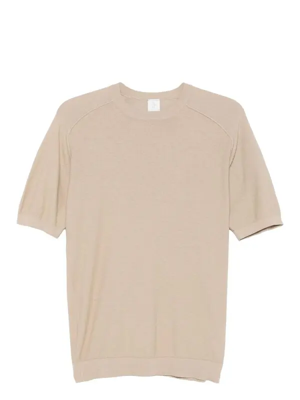 Eleventy Fine-knit T-shirt - Brown