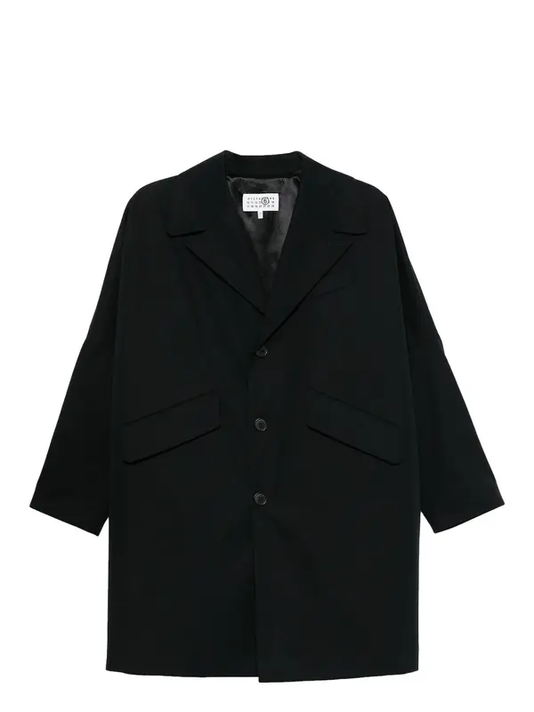 MAISON MARGIELA Cotton Coat - Black