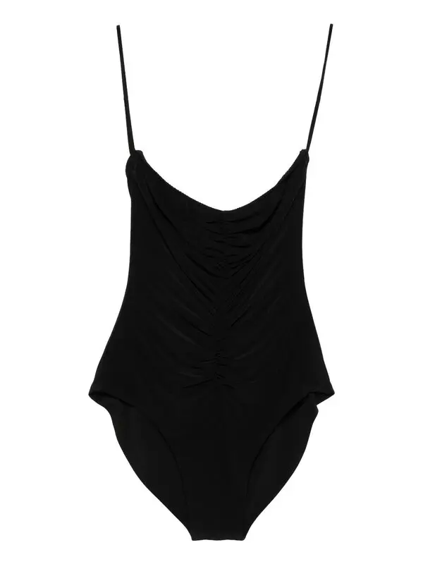 Norma Kamali Mio Bodysuit - Black