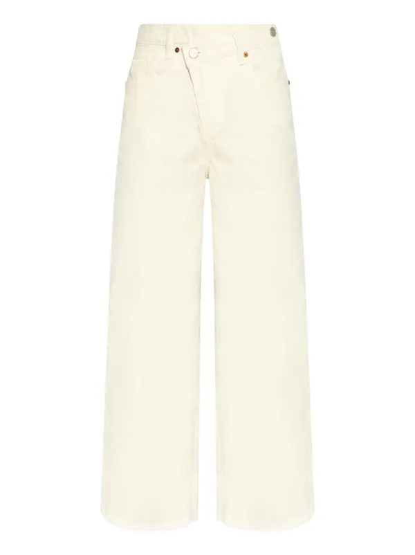 ALLSAINTS Aki Wide Leg Jeans - Neutrals