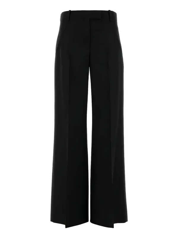 Alexander McQueen Wide-leg Trousers - Black