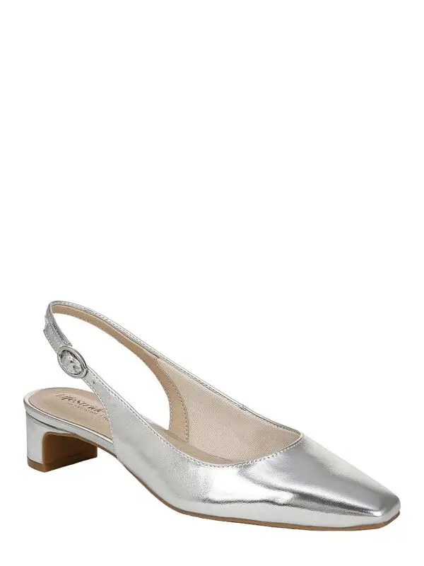 LIFESTRIDE Lorena Slingback Pump - Silver
