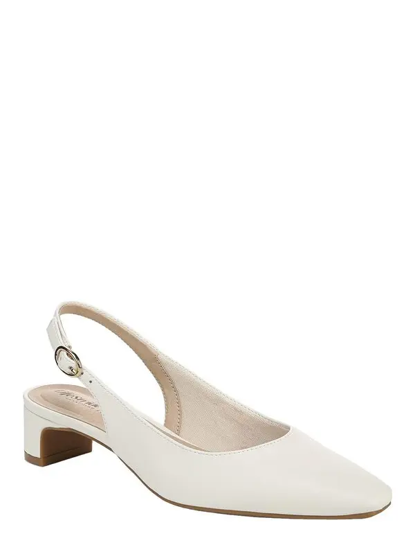LIFESTRIDE Lorena Slingback Pump - White