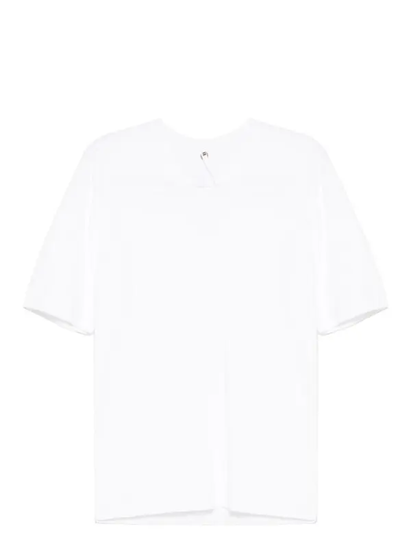 LABEL UNDER CONSTRUCTION Raw Edge T-shirt - White