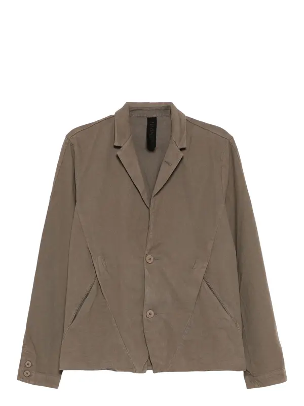 Transit Button-fastening Jacket - Brown