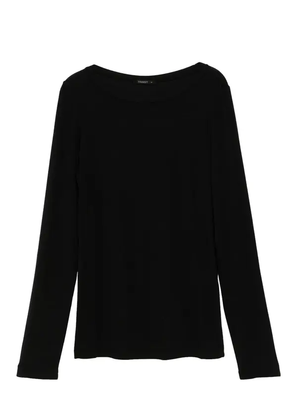 Transit Long-sleeved T-shirt - Black