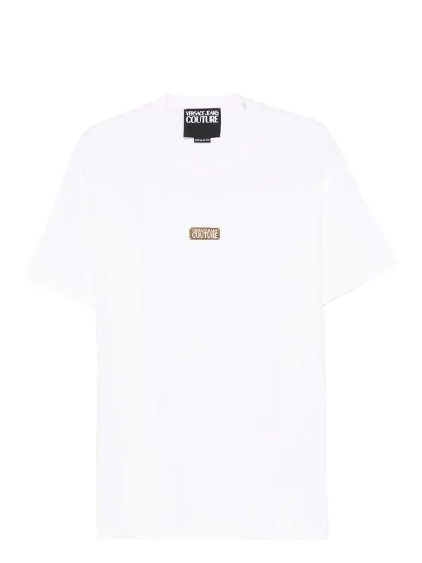 Versace Logo-plaque T-shirt - White
