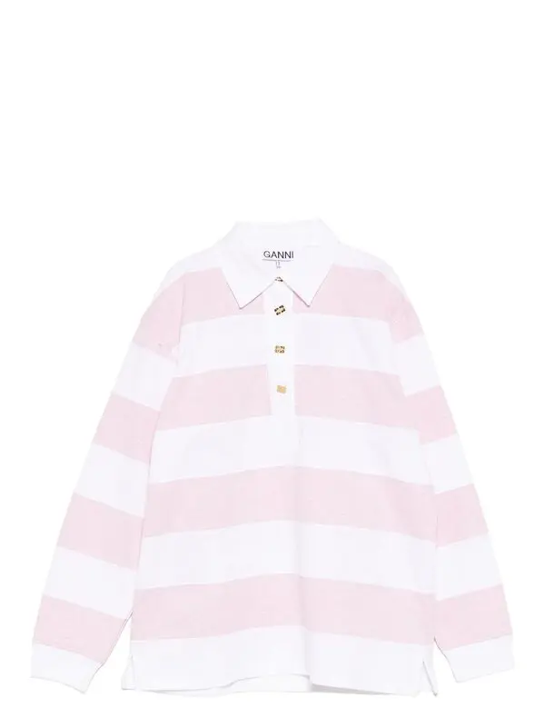 GANNI Patchwork T-shirt - White
