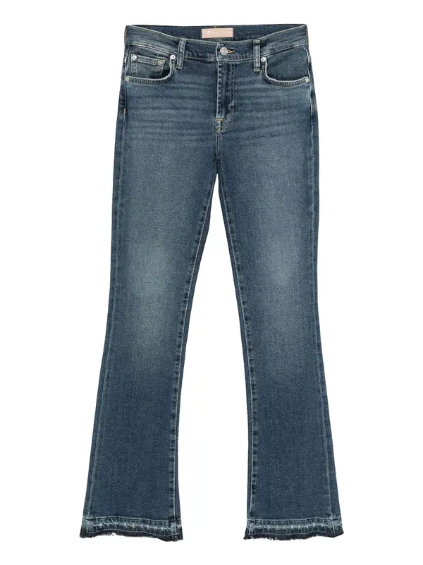 7 For All Mankind Bootcut Tailorless Jeans - Blue