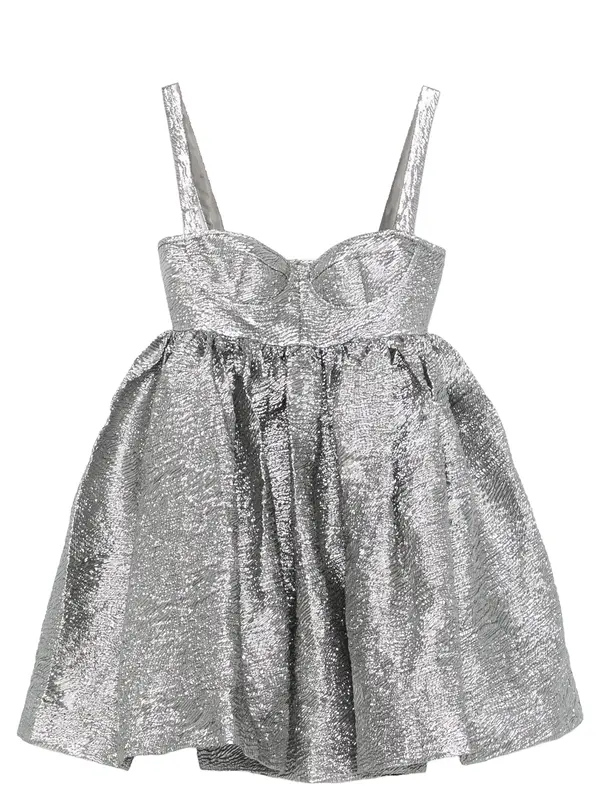 Cecilie Bahnsen Monique Mini Dress - Silver