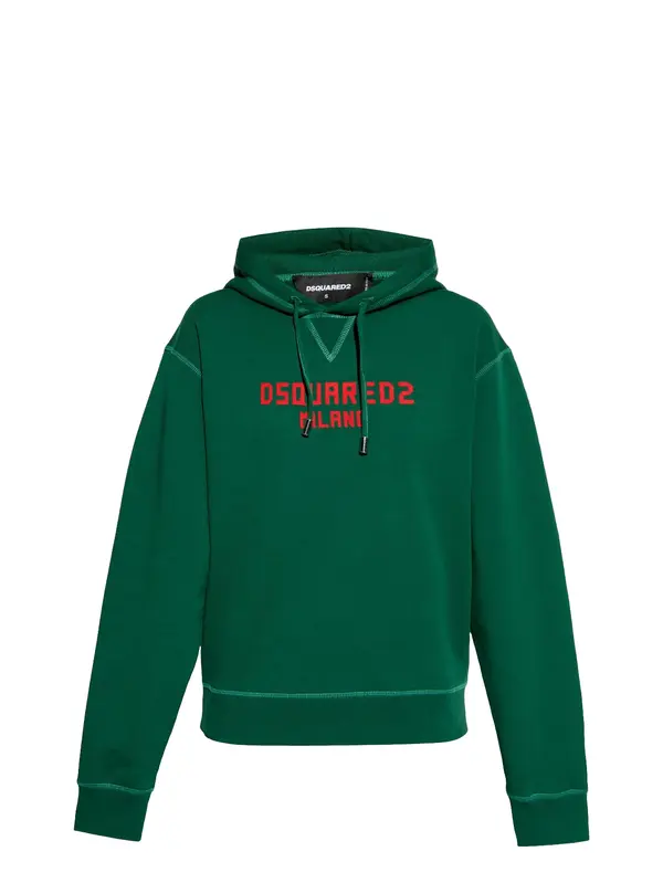 Dsquared2 Printed Hoodie - Green