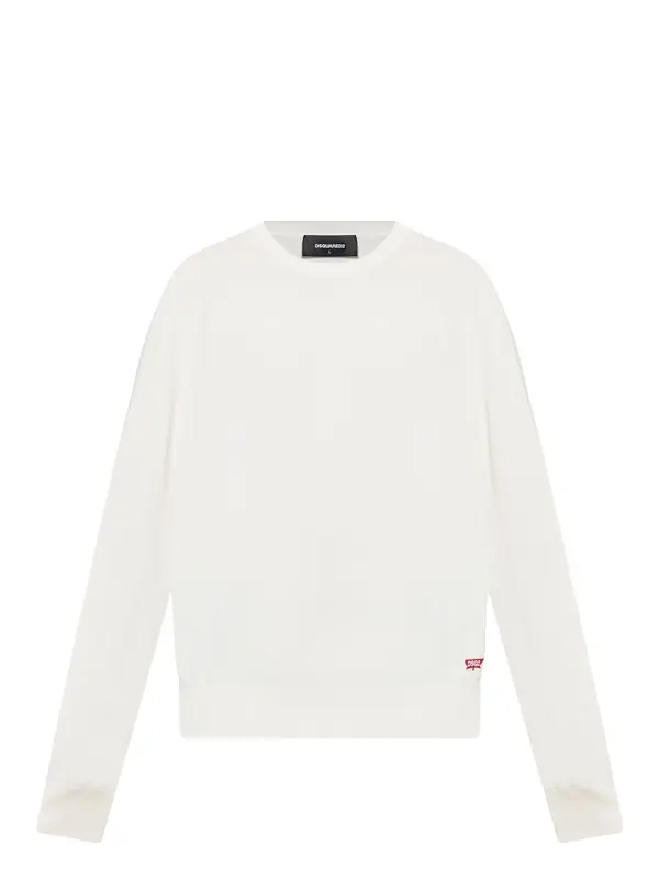 Dsquared2 Embroidered Sweater - White