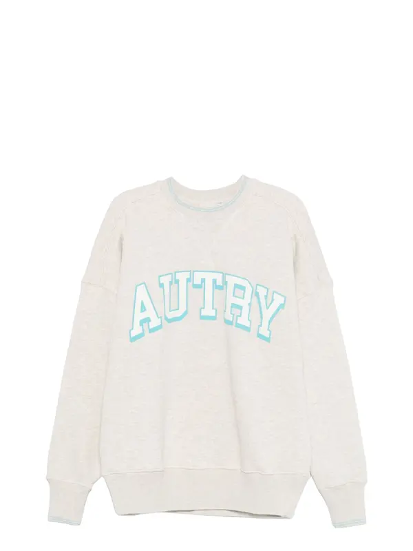 AUTRY Logo-stamp Sweatshirt - Grey