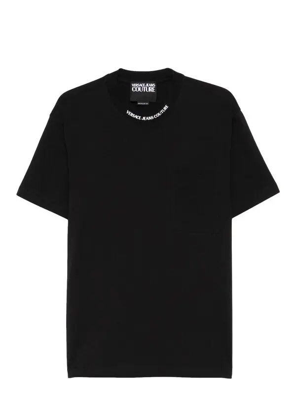 Versace Logo-print T-shirt - Black