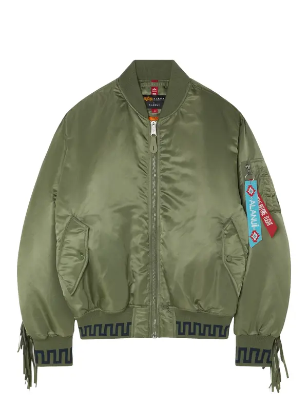 Alanui X Alpha Industries Bomber Jacket - Green