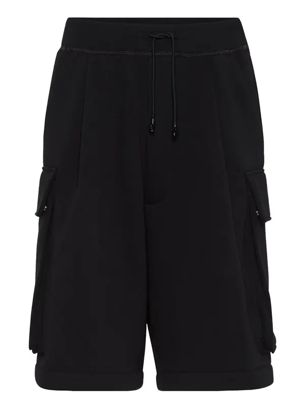 Dsquared2 Cotton Track Shorts - Black
