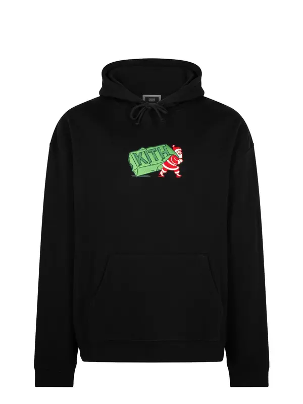 Kith Mas Comic Santa Williams Iii Hoodie - Black