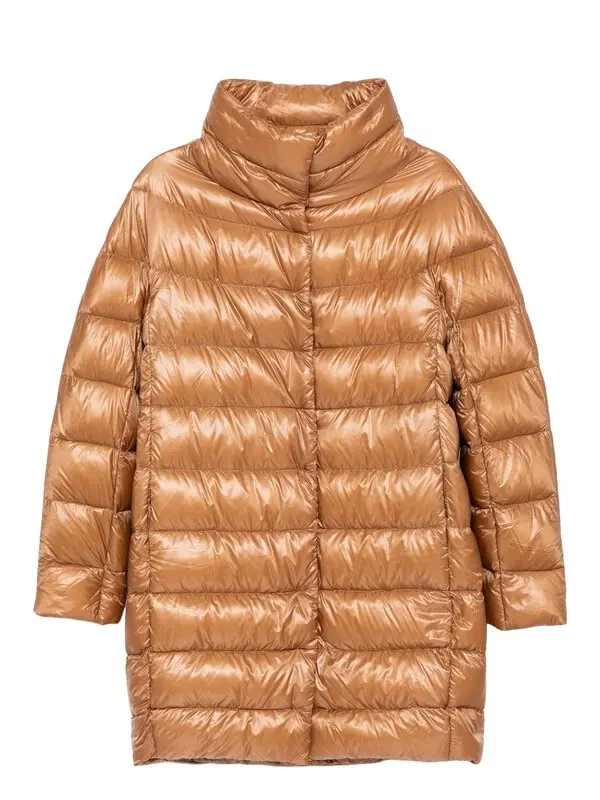 Herno Icon Quilted Coat - Brown