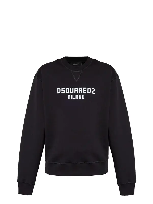 Dsquared2 Printed Sweatshirt - Black