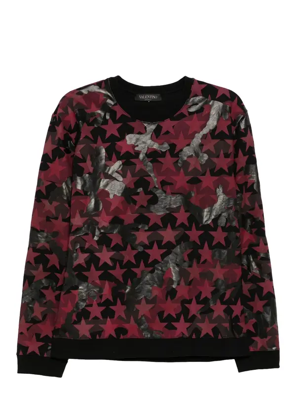 Valentino Garavani Graphic Print Pullover - Black
