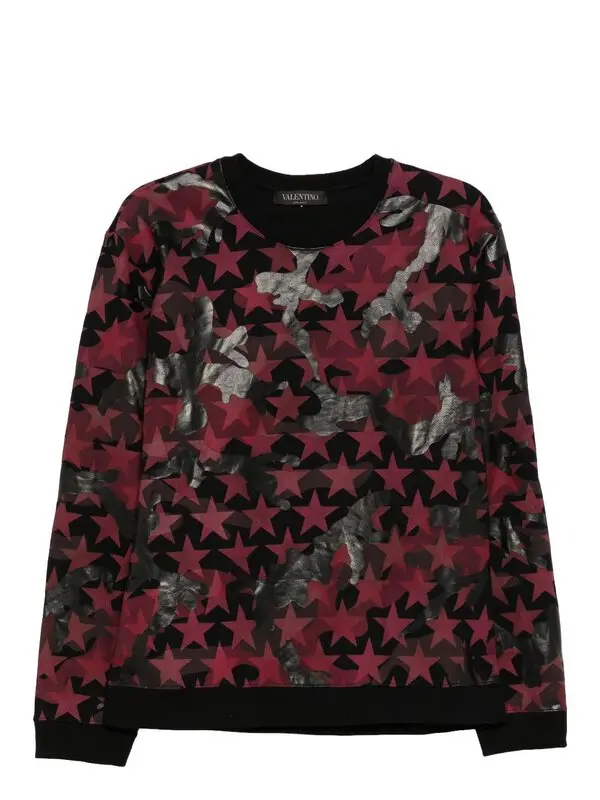Valentino Garavani Graphic Print Pullover - Black