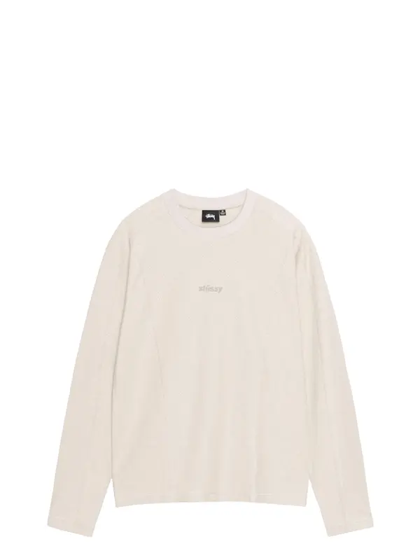 StÜssy Wave Jersey Crew - Bone
