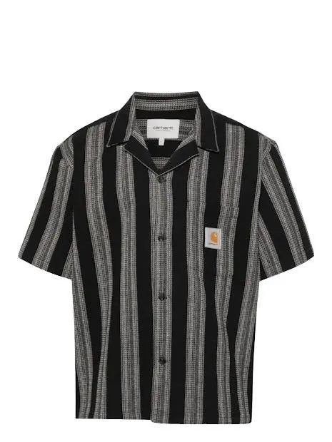 Carhartt Wip Short Sleeve Dodson Shirt - Black