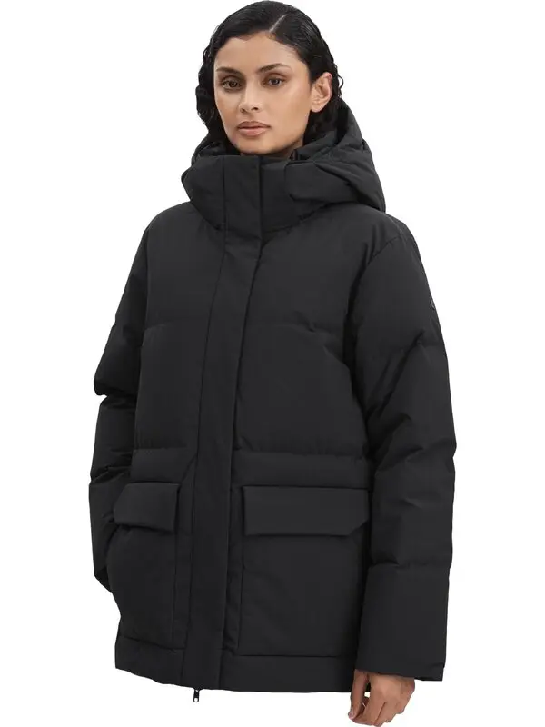 SCANDINAVIAN EDITION Padded Parka Coat - Black