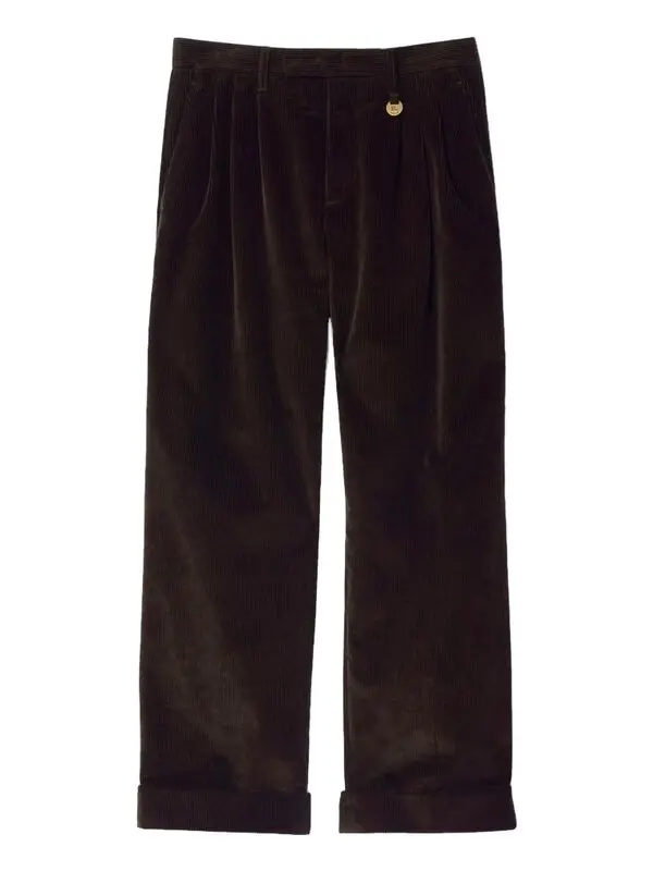 Burberry Corduroy Trousers - Clove Brown