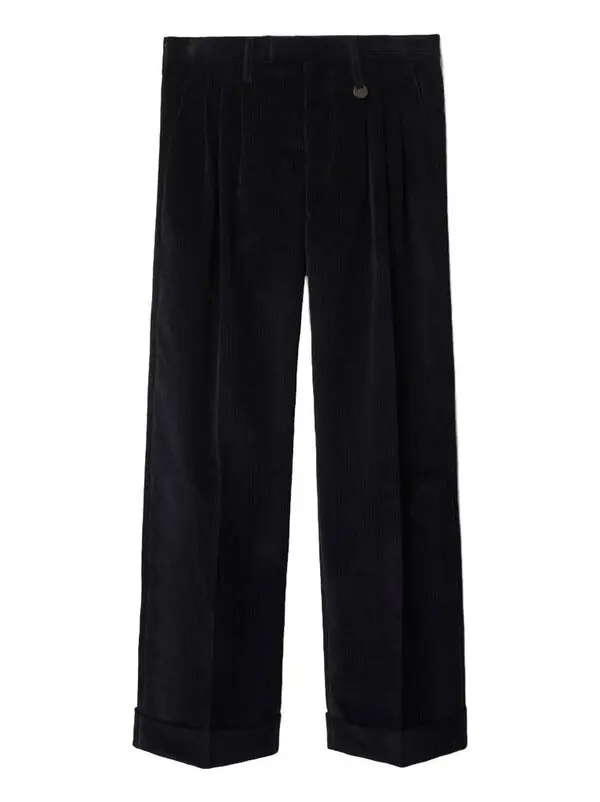 Burberry Corduroy Trousers - Twilight Blue