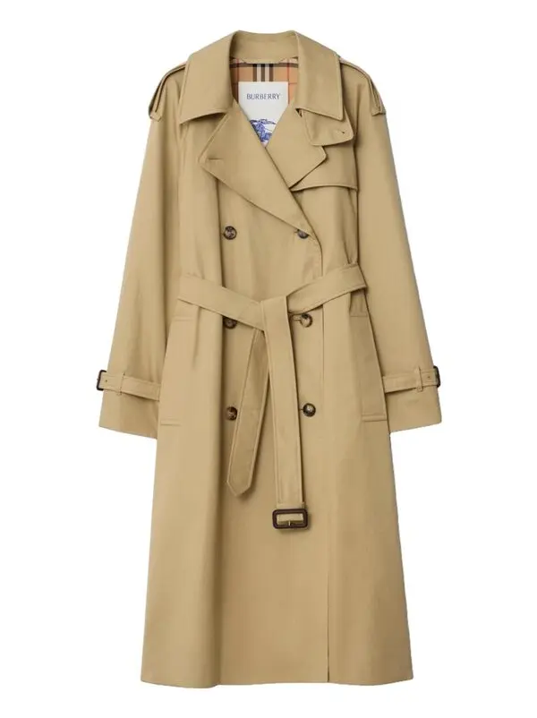 Burberry Long Castleford Trench Coat - Beige