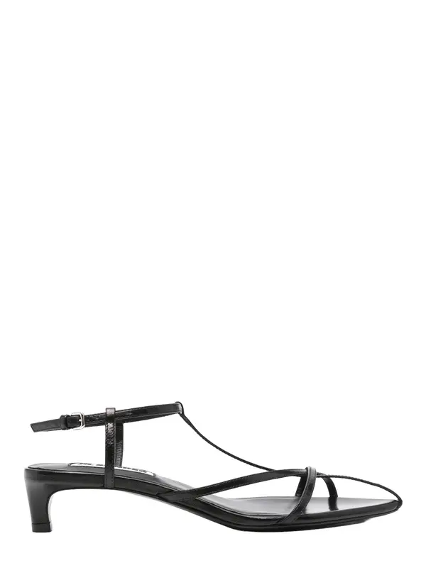 JIL SANDER High Heel Sandals - Black