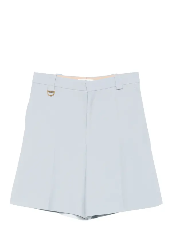 Chloé Virgin Wool Shorts - Blue
