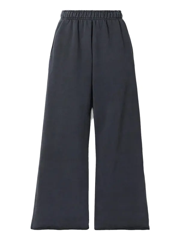 SLVRLAKE Cotton-jersey Track Pants - Black