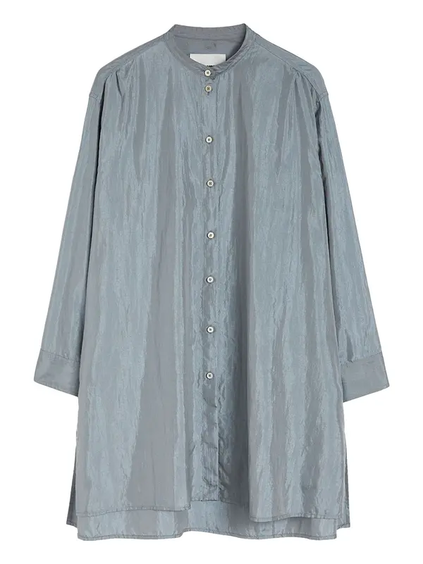 JIL SANDER Buttoned Long Shirt - Blue