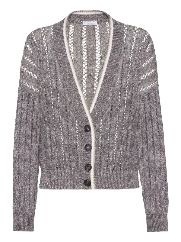 Brunello Cucinelli Cardigan - Grey