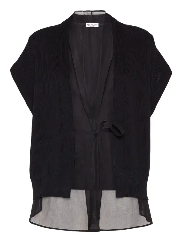Brunello Cucinelli Monili-detail Cardigan - Black