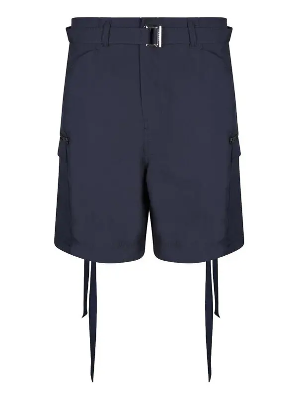 Sacai Taffeta Bermuda Shorts - Blue