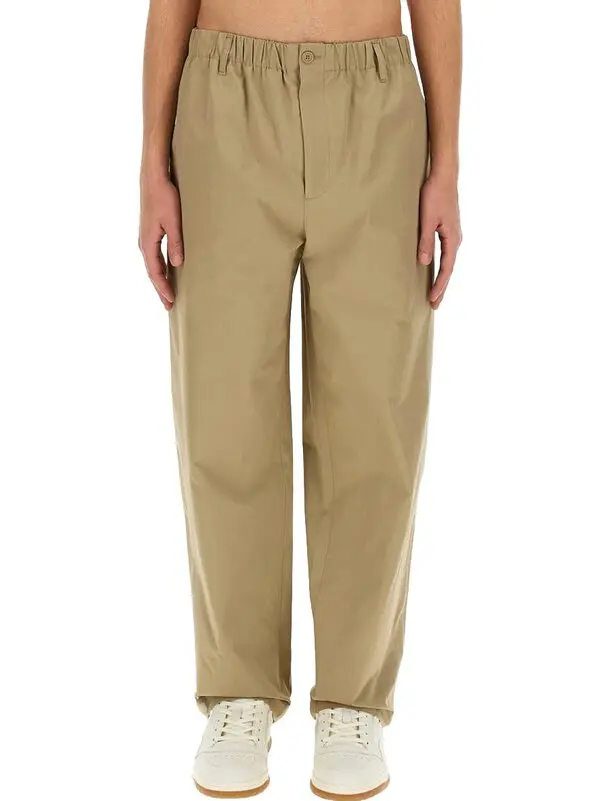 Gucci Regular-fit Heavy Cotton Poplin Trousers - Brown