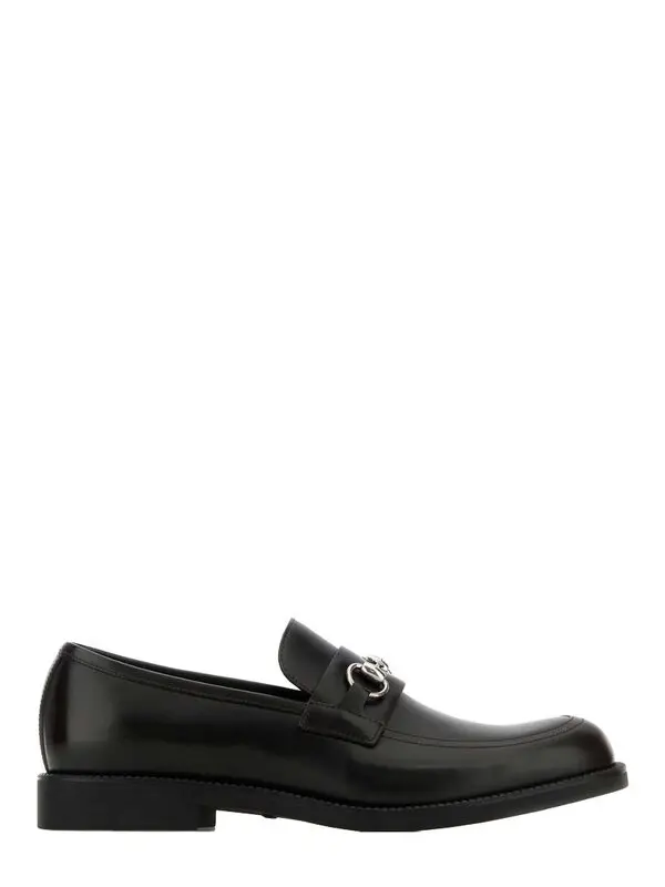 Gucci Leather Loafers - Black