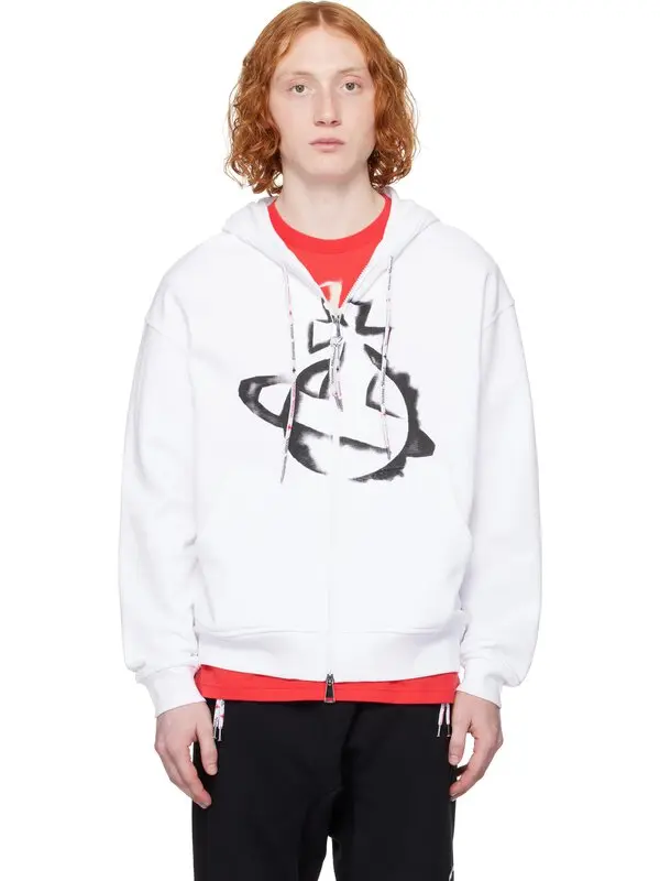 Vivienne Westwoodグレー ジップアップパーカー Vivienne Westwood ヴィヴィアンウエストウッド パーカー RUGGED