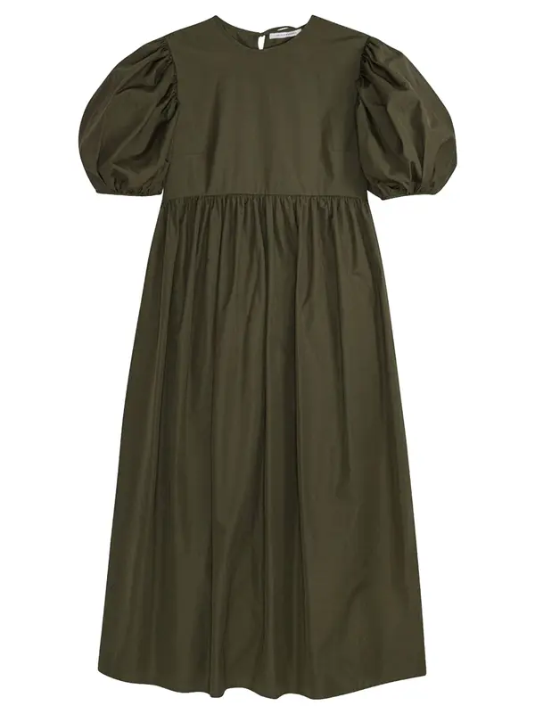 Cecilie Bahnsen Ailey Midi Dress - Green