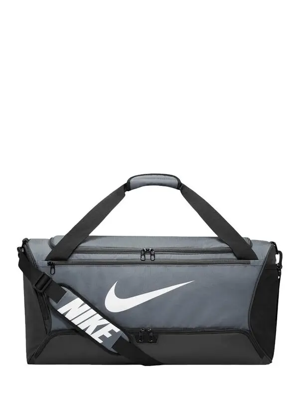 Nike Brasilia 9.5 Training Duffel Bag - Iron Grey/black/white