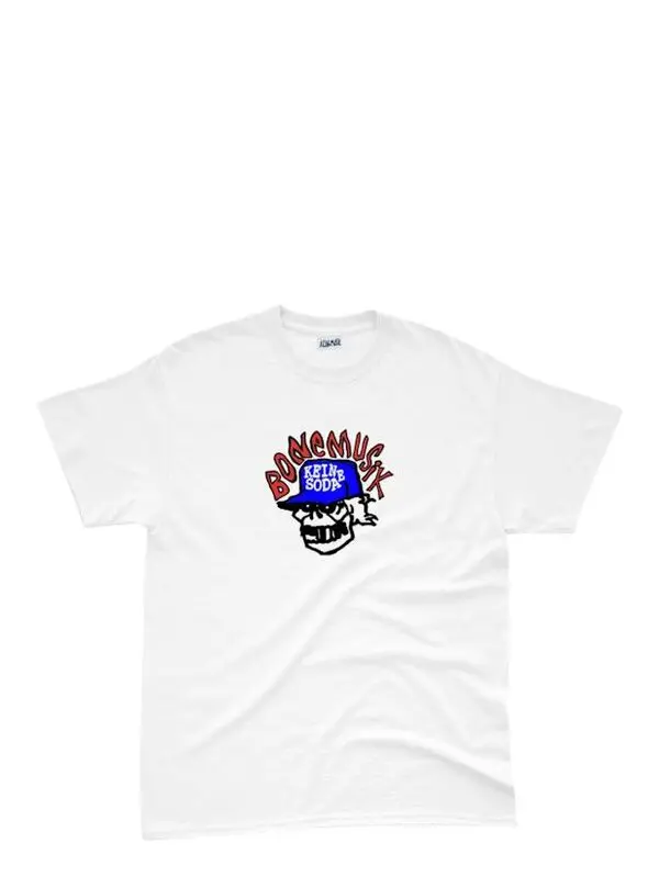 KEINEMUSIK X Bone Soda Bone Head T-shirt - White