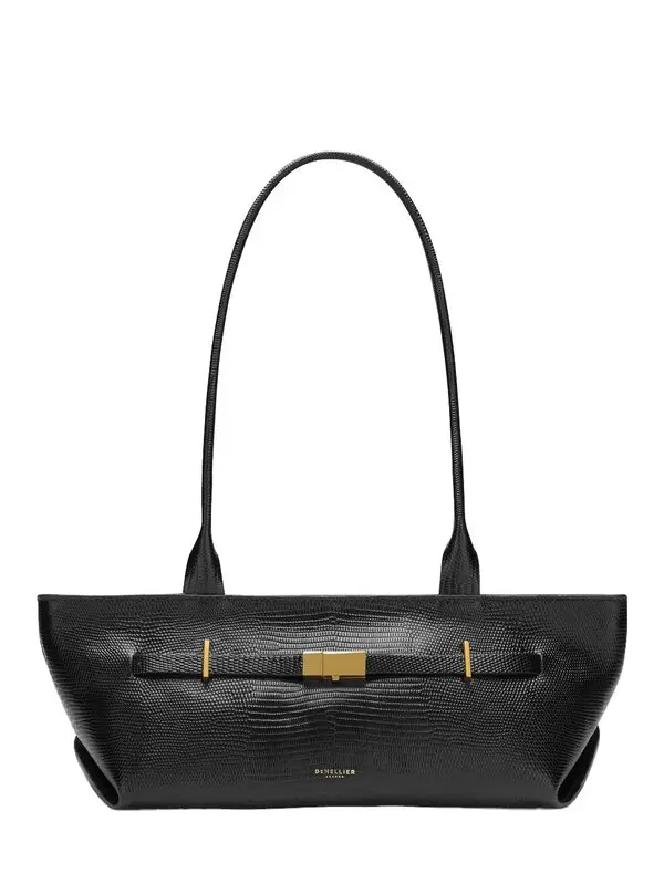 DEMELLIER New York Leather Shoulder Bag - Black Tones